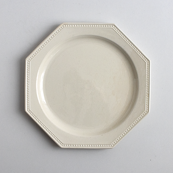 Octogonaleオクトゴナル20cm/Creil et Montereau - ANTIQUE LEAVES Octogonaleオクトゴナル20cm/Creil et Montereau - ANTIQUE LEAVES