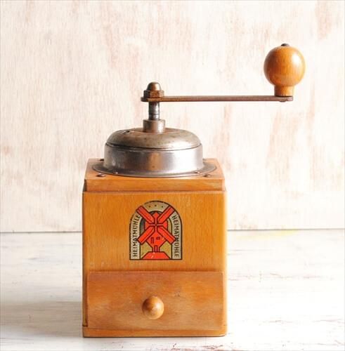 訳あり 簡易掃除済み ドイツ製 ヴィンテージ 木製 コーヒーミル 訳あり 簡易掃除済み ドイツ製 ヴィンテージ 木製 コーヒーミル