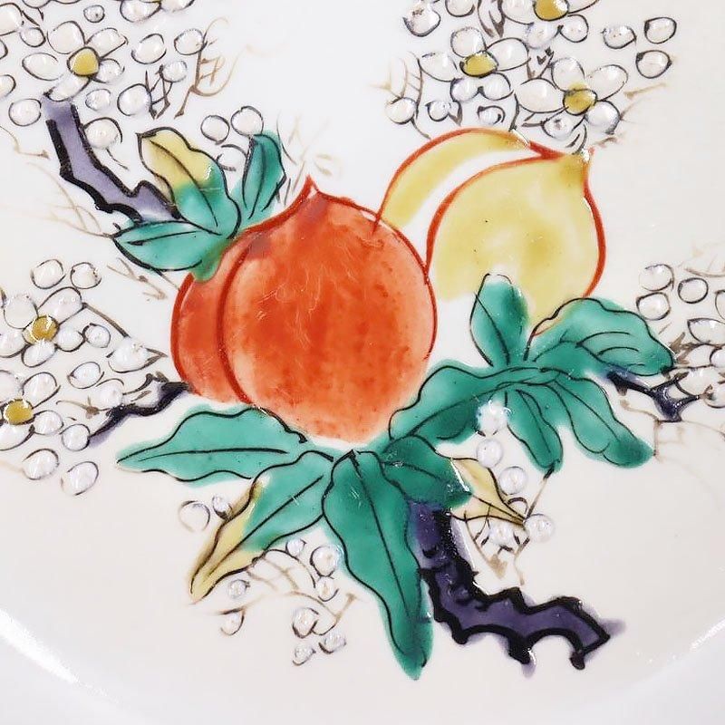 九谷焼 手描き 通りもん 上品 美しい なます皿 生酢皿 深皿 深向 九谷焼 手描き 通りもん 上品 美しい なます皿 生酢皿 深皿 深向