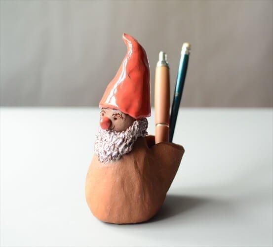 ドイツから ハンドメイド 陶器の小人 サンタクロース 妖精 ドイツから ハンドメイド 陶器の小人 サンタクロース 妖精