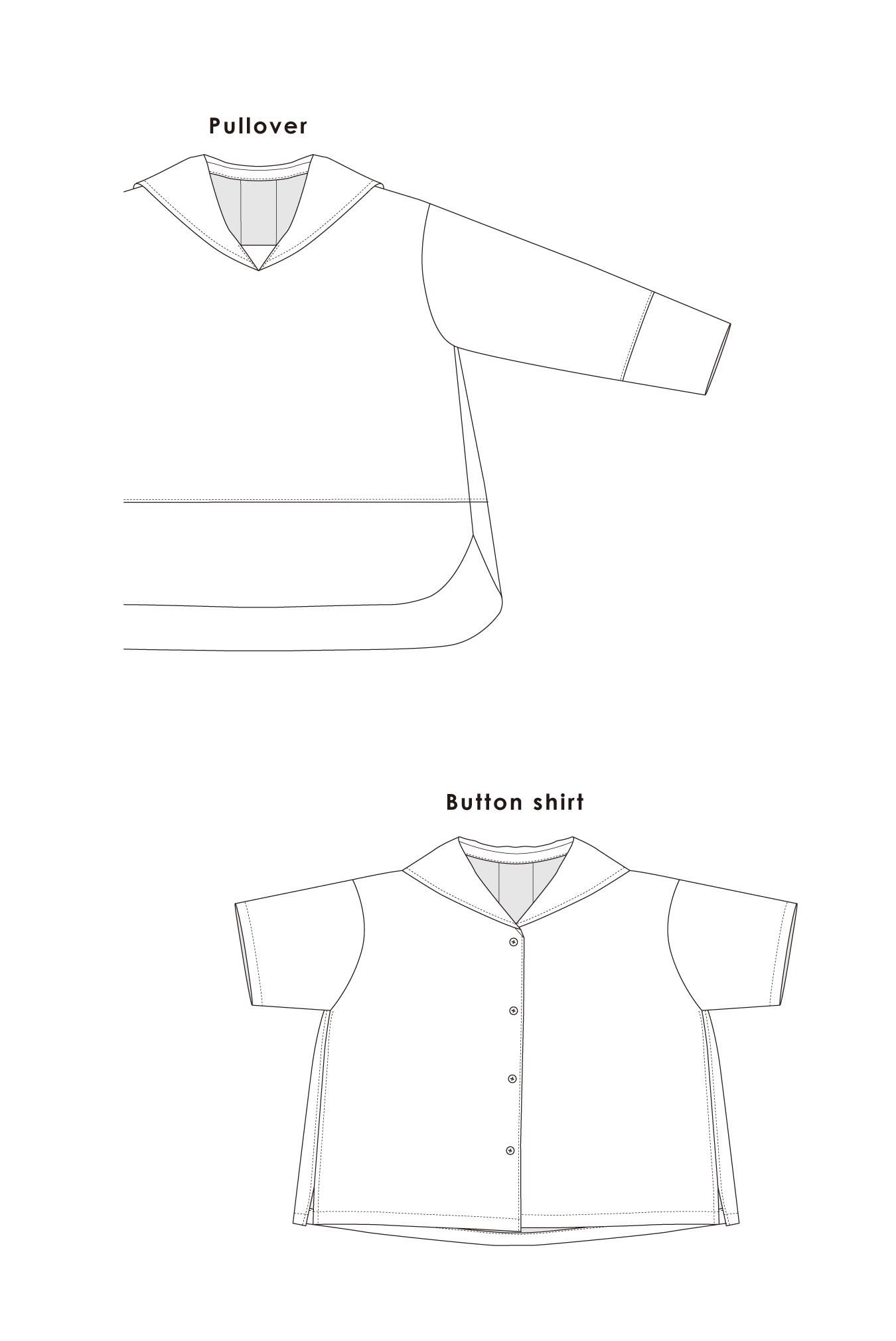no.11 Sailor color shirt(セーラーカラーシャツ) - DARUMA STORE no.11 Sailor color shirt(セーラーカラーシャツ) - DARUMA STORE