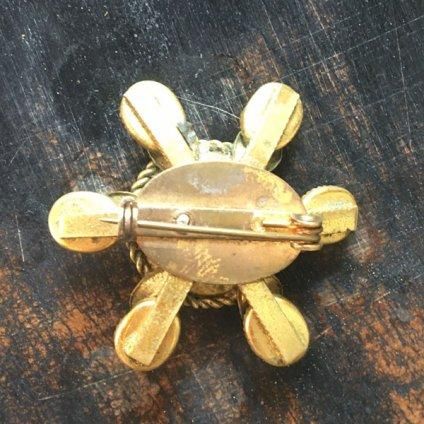 1950's Glass Brooch(1950年代 ガラスブローチ)- JeJe PIANO 1950's Glass Brooch(1950年代 ガラスブローチ)- JeJe PIANO