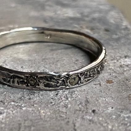 momocreatura Moon Crater Ring Silver Marcasite(モモクリア momocreatura Moon Crater Ring Silver Marcasite(モモクリア