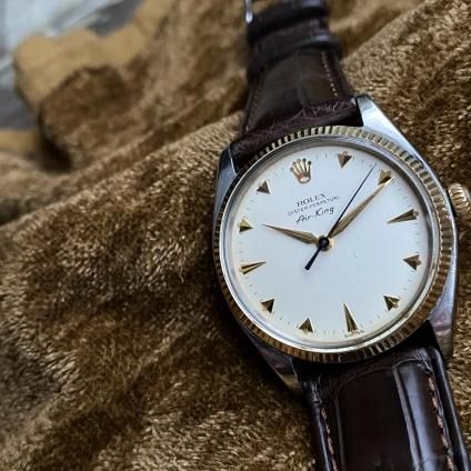 ROLEX Air-King(ロレックス エアキング)YGフルーテッドベゼル ROLEX Air-King(ロレックス エアキング)YGフルーテッドベゼル