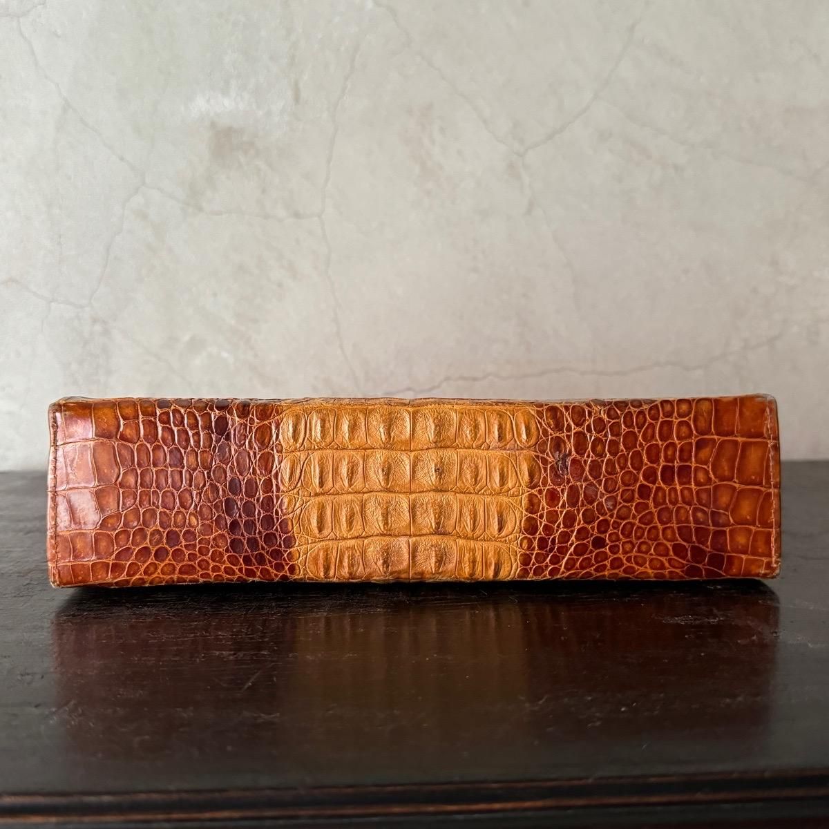 ヴィンテージ クロコダイル ショルダーバッグ(Vintage ヴィンテージ クロコダイル ショルダーバッグ(Vintage