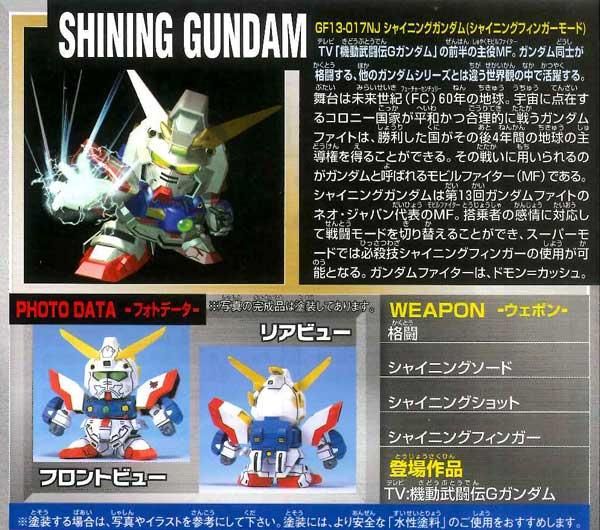 No.25 シャイニングガンダム シャイニングフィンガーモード G No.25 シャイニングガンダム シャイニングフィンガーモード G