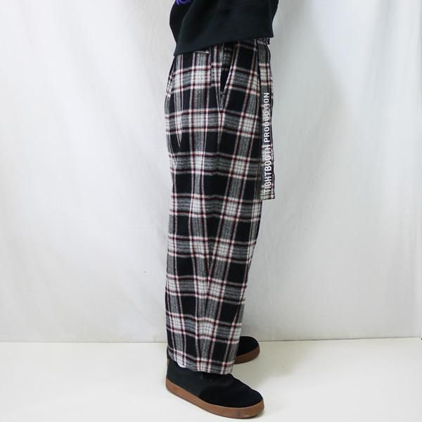 soldout! / 2021秋冬 FW21-B02 PLAID FLANNEL BAGGY SLACKS soldout! / 2021秋冬 FW21-B02 PLAID FLANNEL BAGGY SLACKS