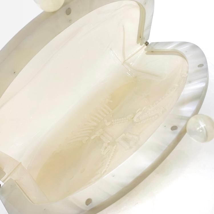 Mame Kurogouchi マメクロゴウチ GAMAGUCHI Clutch Bag PVC Mame Kurogouchi マメクロゴウチ GAMAGUCHI Clutch Bag PVC