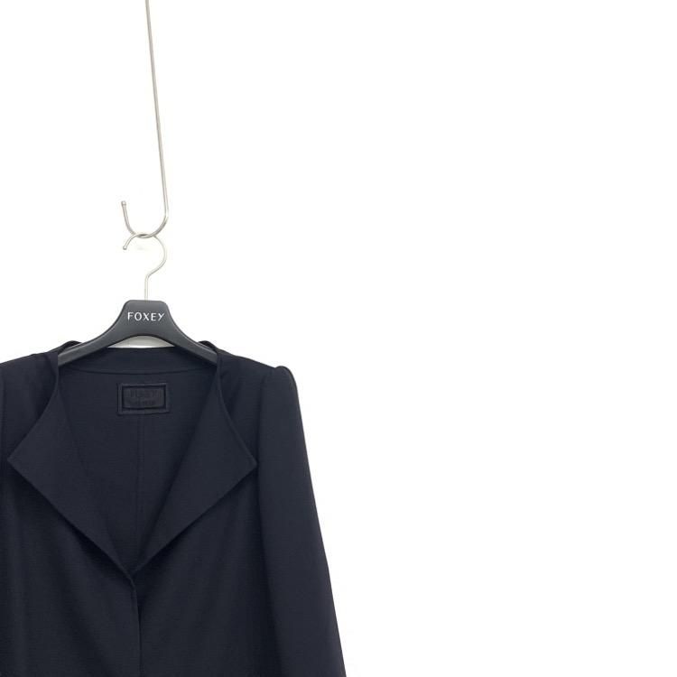 FOXEY フォクシー コート ヴォヤージュ クレープウール&シルク FOXEY フォクシー コート ヴォヤージュ クレープウール&シルク
