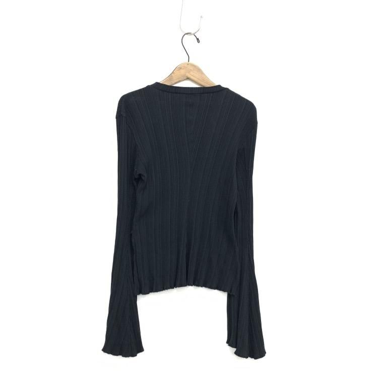 Mame Kurogouchi マメクロゴウチ Crew Neck Ribbed Jersey Top Mame Kurogouchi マメクロゴウチ Crew Neck Ribbed Jersey Top