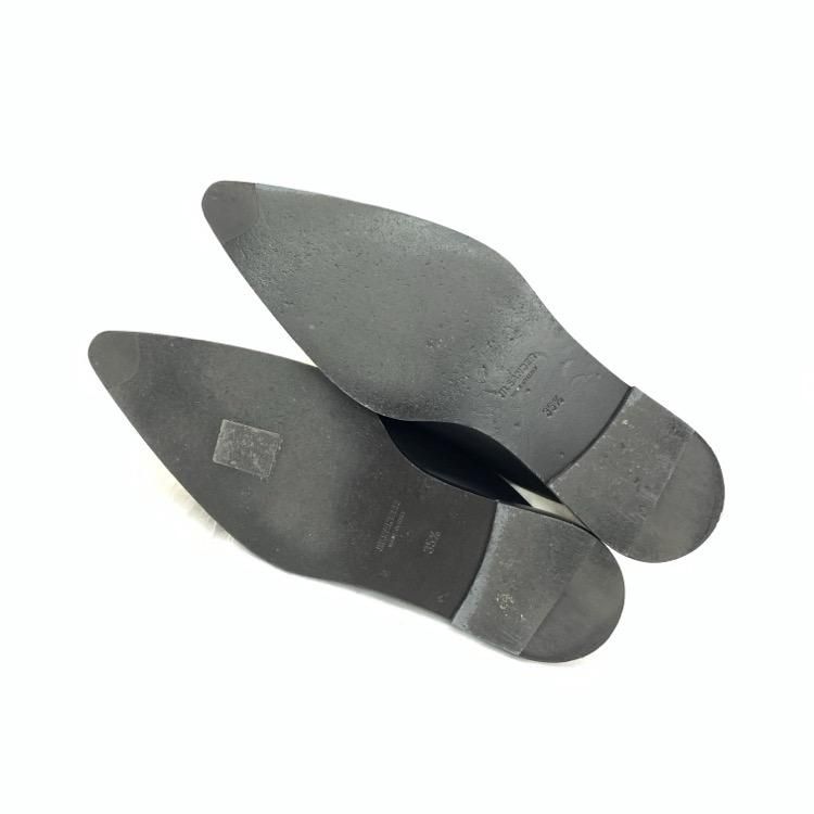 JIL SANDER ジルサンダー メタルプレートミュール フラット JIL SANDER ジルサンダー メタルプレートミュール フラット