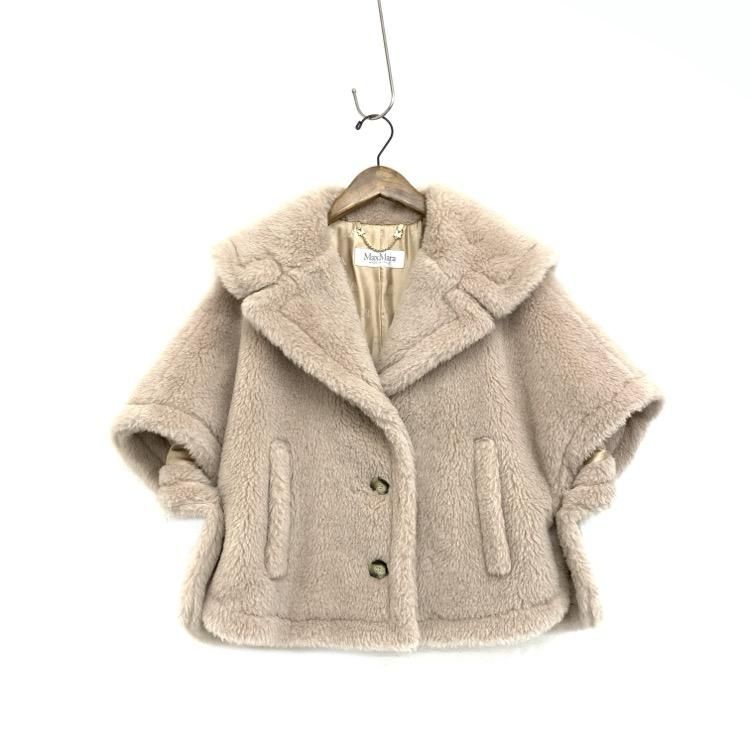 MaxMara マックスマーラ テディベアケープ CAMBUSA アルパカ MaxMara マックスマーラ テディベアケープ CAMBUSA アルパカ
