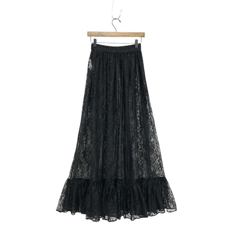 FUMIE=TANAKA フミエタナカ HEME LACE FRILL SK ヘムレース FUMIE=TANAKA フミエタナカ HEME LACE FRILL SK ヘムレース