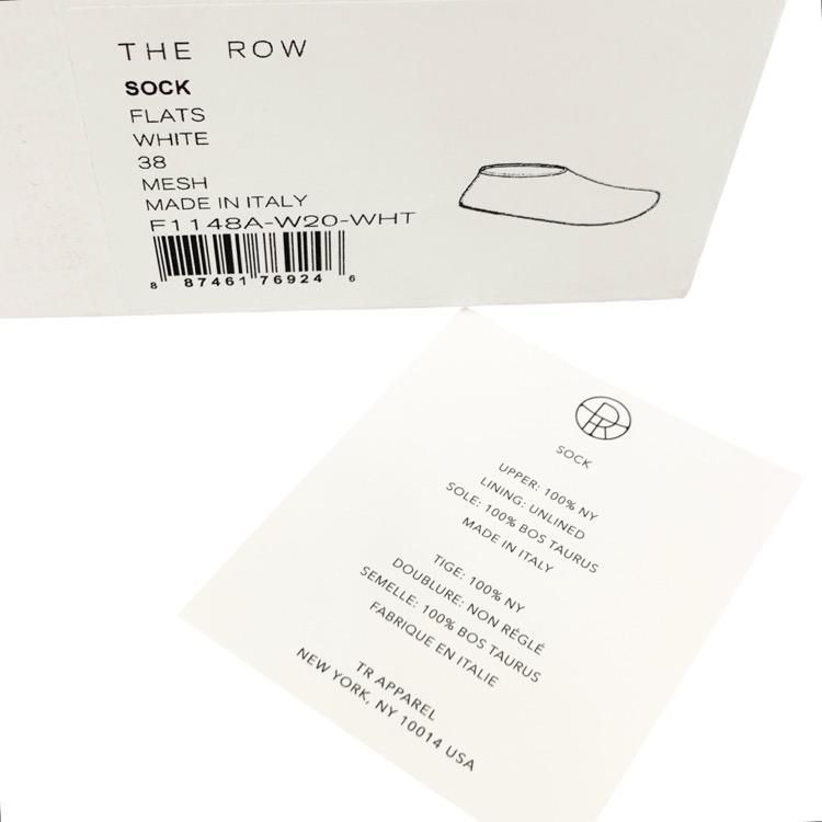 THE ROW ザ ロウ SOCK FLATS ナイロンメッシュスリッポン THE ROW ザ ロウ SOCK FLATS ナイロンメッシュスリッポン