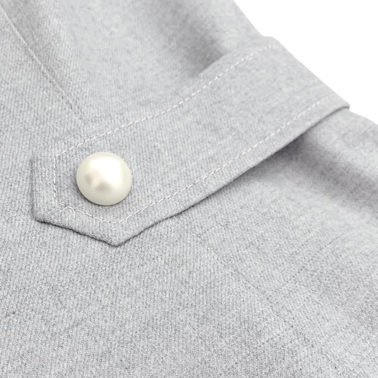 Rene ルネ オータムステッチドレス ワンピース グレー 38 Rene ルネ オータムステッチドレス ワンピース グレー 38