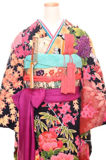 婚礼 花嫁 引き振袖 アンティーク振袖 レンタル ☆【百花繚乱 婚礼 花嫁 引き振袖 アンティーク振袖 レンタル ☆【百花繚乱