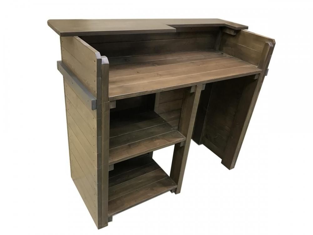 木製レジ台・カウンター_幅120cm×奥行50cm×高さ99cm_オール 木製レジ台・カウンター_幅120cm×奥行50cm×高さ99cm_オール