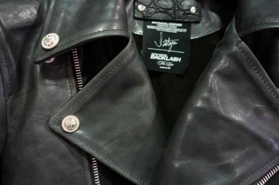 BACKLASH The Line GUIDIカーフ ポリッシュ加工ダブルライダース BACKLASH The Line GUIDIカーフ ポリッシュ加工ダブルライダース