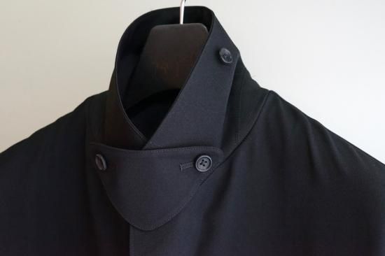YOHJI YAMAMOTO HOMME シワギャバ タブ付き シャツジャケット(HJ YOHJI YAMAMOTO HOMME シワギャバ タブ付き シャツジャケット(HJ