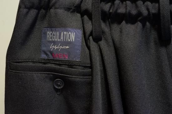 YOHJI YAMAMOTO HOMME アーミーギャバ カラスパンツ(HO-P04-141) YOHJI YAMAMOTO HOMME アーミーギャバ カラスパンツ(HO-P04-141)