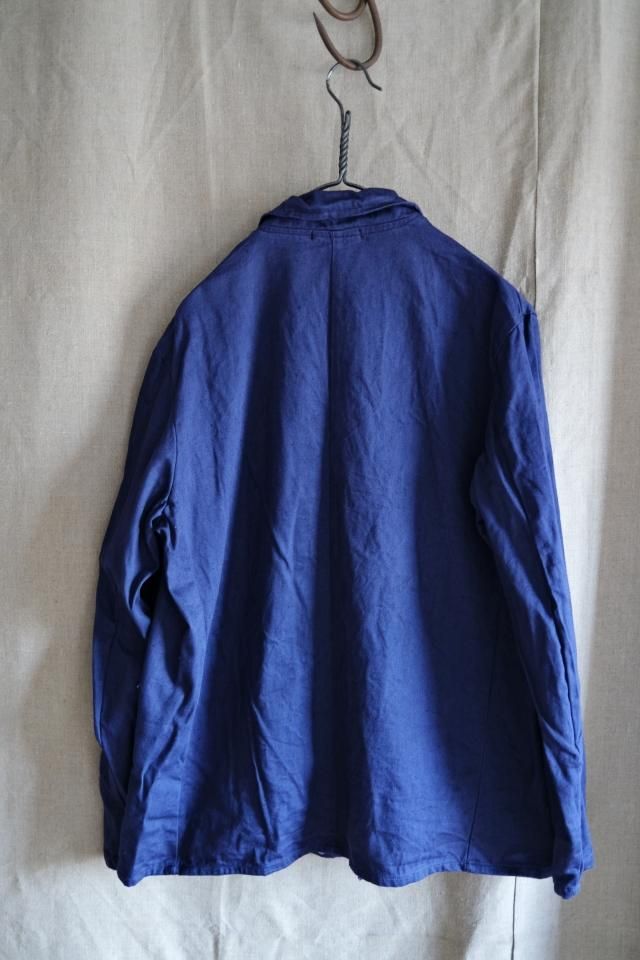 70's British Railway Blue Drill Jacket 1Wash - jam-clothing 70's British Railway Blue Drill Jacket 1Wash - jam-clothing