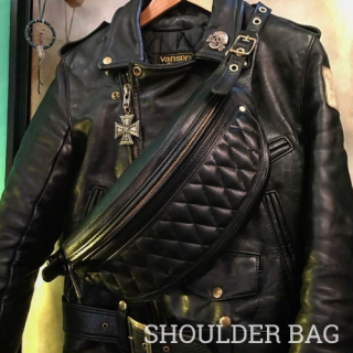 JAIL CRAFT,ジェイルクラフト,レザー,BAG,バッグ,キルティング JAIL CRAFT,ジェイルクラフト,レザー,BAG,バッグ,キルティング