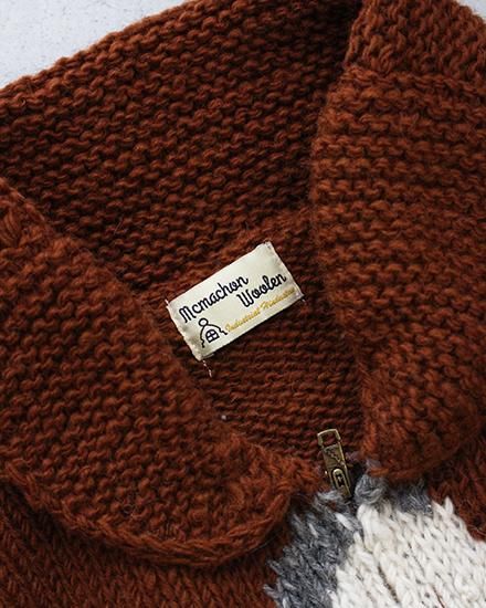 MacMahon Knitting Mills By Niche】 HandKnit Cowichan MacMahon Knitting Mills By Niche】 HandKnit Cowichan