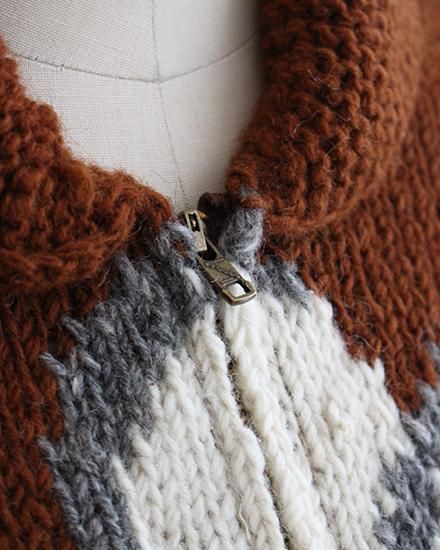 MacMahon Knitting Mills By Niche】 HandKnit Cowichan MacMahon Knitting Mills By Niche】 HandKnit Cowichan