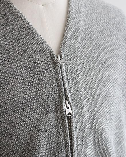 STILL BY HAND / スティル バイ ハンド】 7G Mix Color Zip Knit STILL BY HAND / スティル バイ ハンド】 7G Mix Color Zip Knit