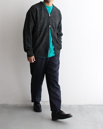STILL BY HAND / スティル バイ ハンド】 7G Mix Color Zip Knit STILL BY HAND / スティル バイ ハンド】 7G Mix Color Zip Knit