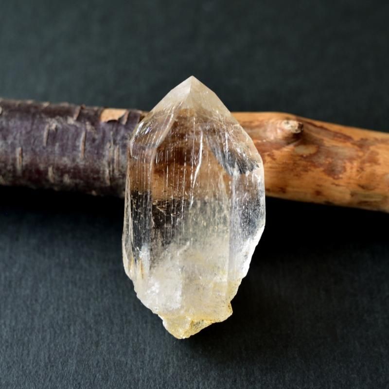 ヒマラヤ水晶 リモナイト・イン・クォーツ セルフヒールド水晶 ヒマラヤ水晶 リモナイト・イン・クォーツ セルフヒールド水晶
