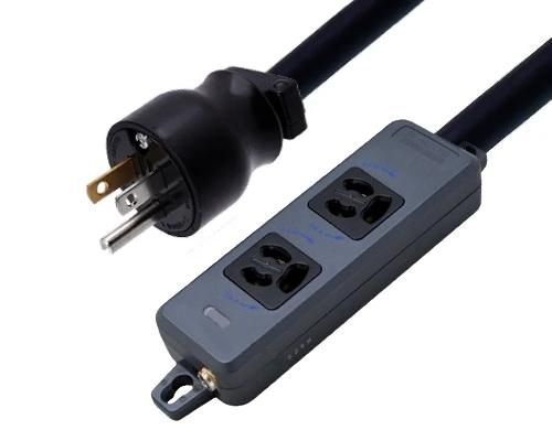 電源タップ 2口並行 30m（2PNCT/2SQ/3芯）EP30-W2-20