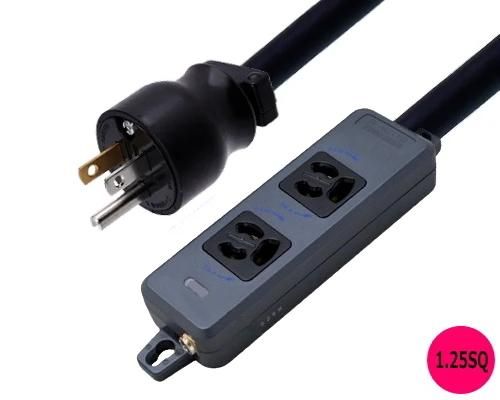 電源タップ 2口並行 20m（2PNCT/1.25SQ/3芯）EP20-W2-12