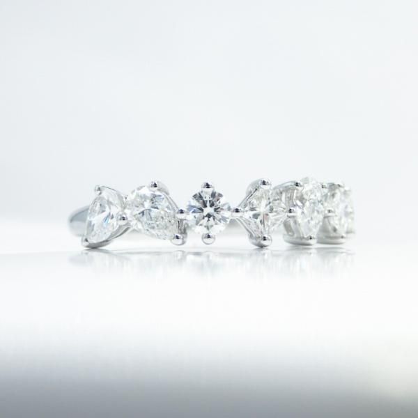 ファンシーシェイプダイヤモンドリング D 0.73ct 0.23ct 0.18ct ファンシーシェイプダイヤモンドリング D 0.73ct 0.23ct 0.18ct