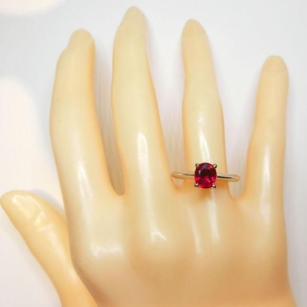 ミャンマー産ピジョンブラッドカラールビー リング R 1.22ct ミャンマー産ピジョンブラッドカラールビー リング R 1.22ct