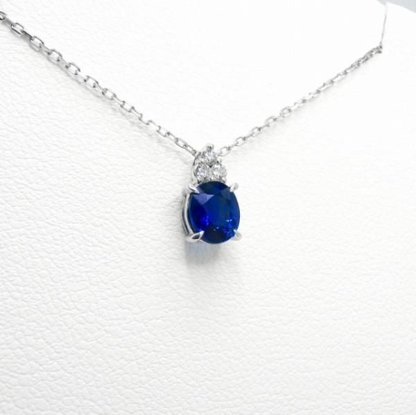 ブルーサファイア ダイヤモンドネックレス SA 0.99ct D 0.05ct ブルーサファイア ダイヤモンドネックレス SA 0.99ct D 0.05ct
