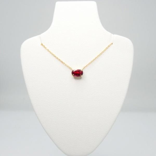 ルビーネックレス R 0.79ct 45cm K18YG GIA鑑別書付 C-LINE ルビーネックレス R 0.79ct 45cm K18YG GIA鑑別書付 C-LINE