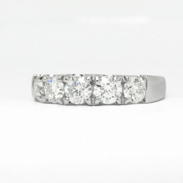 D-IF-3EX ダイヤモンドハーフエタニティリング D 1.06ct Pt950 D-IF-3EX ダイヤモンドハーフエタニティリング D 1.06ct Pt950