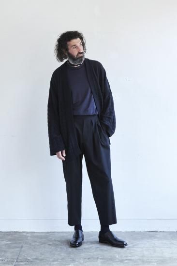 SAYATOMO / Karusan Slacks(BLACK)通販サイト - 京都取扱い店舗 SAYATOMO / Karusan Slacks(BLACK)通販サイト - 京都取扱い店舗