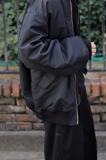 stein | シュタイン OVERSIZED FLIGHT JACKET (BLACK stein | シュタイン OVERSIZED FLIGHT JACKET (BLACK