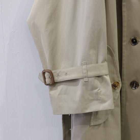 INTERIM | HYPER BIG GIZA GABERDINE TRENCH COAT(BEIGE INTERIM | HYPER BIG GIZA GABERDINE TRENCH COAT(BEIGE