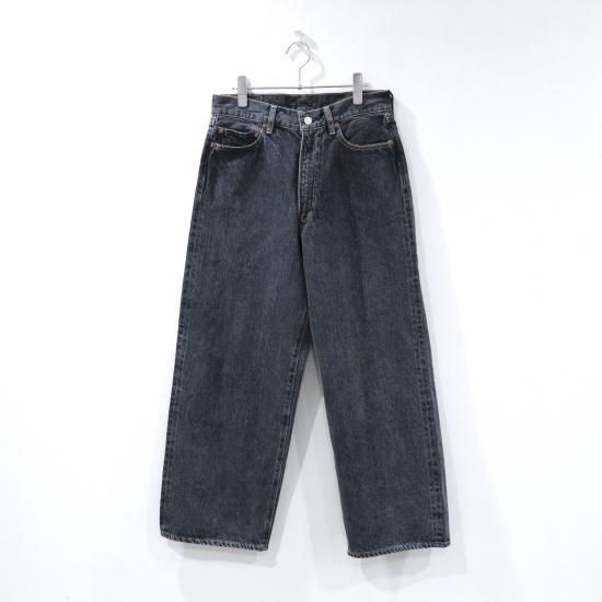INTERIM | 40'S MIL BAGGY ZIPPED USED SHUTTLE DENIM TROUSERS INTERIM | 40'S MIL BAGGY ZIPPED USED SHUTTLE DENIM TROUSERS