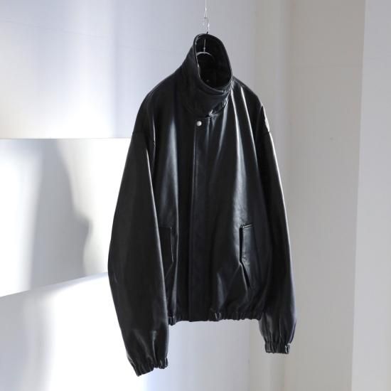 stein | シュタイン LEATHER ZIP BLOUSON(BLACK) / レザージップ stein | シュタイン LEATHER ZIP BLOUSON(BLACK) / レザージップ
