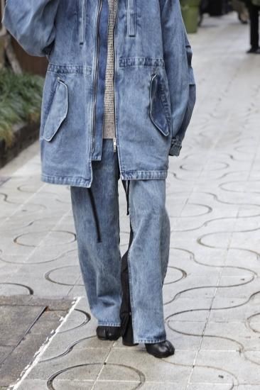 stein | シュタイン NYLON COMBINATION CHEMICAL BLEACHED DENIM stein | シュタイン NYLON COMBINATION CHEMICAL BLEACHED DENIM
