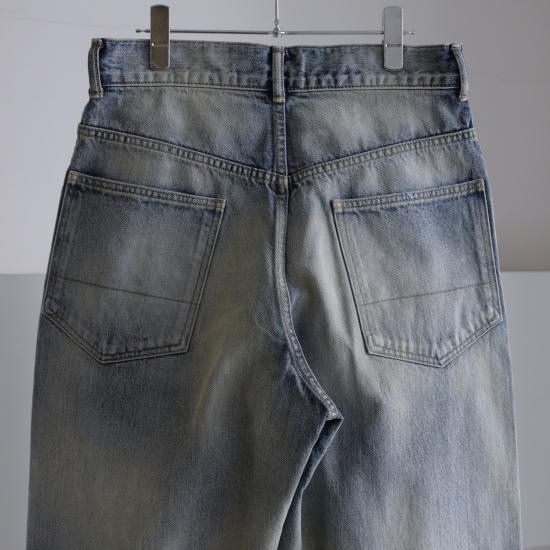 ANCELLM | アンセルム AGING SELVEDGE TAPERED 5P DENIM PANTS ANCELLM | アンセルム AGING SELVEDGE TAPERED 5P DENIM PANTS
