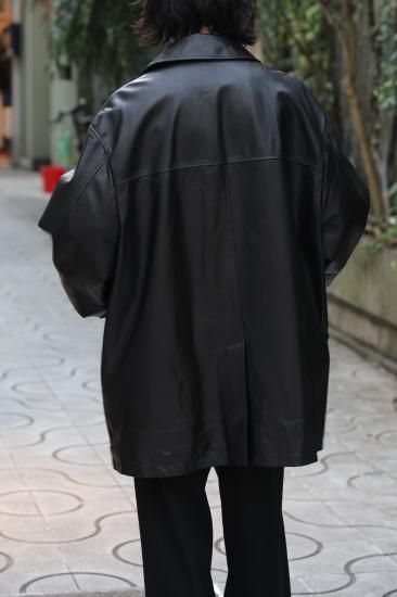 ssstein | シュタイン LEATHER CAR JACKET(BLACK) / レザーカー ssstein | シュタイン LEATHER CAR JACKET(BLACK) / レザーカー
