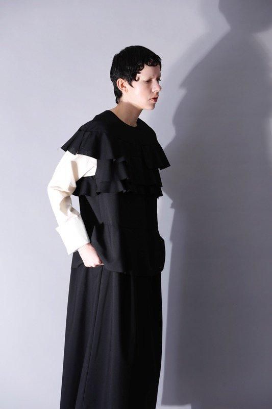 layered cloth one-piece - SUNAOKUWAHARA ONLINE STORE layered cloth one-piece - SUNAOKUWAHARA ONLINE STORE