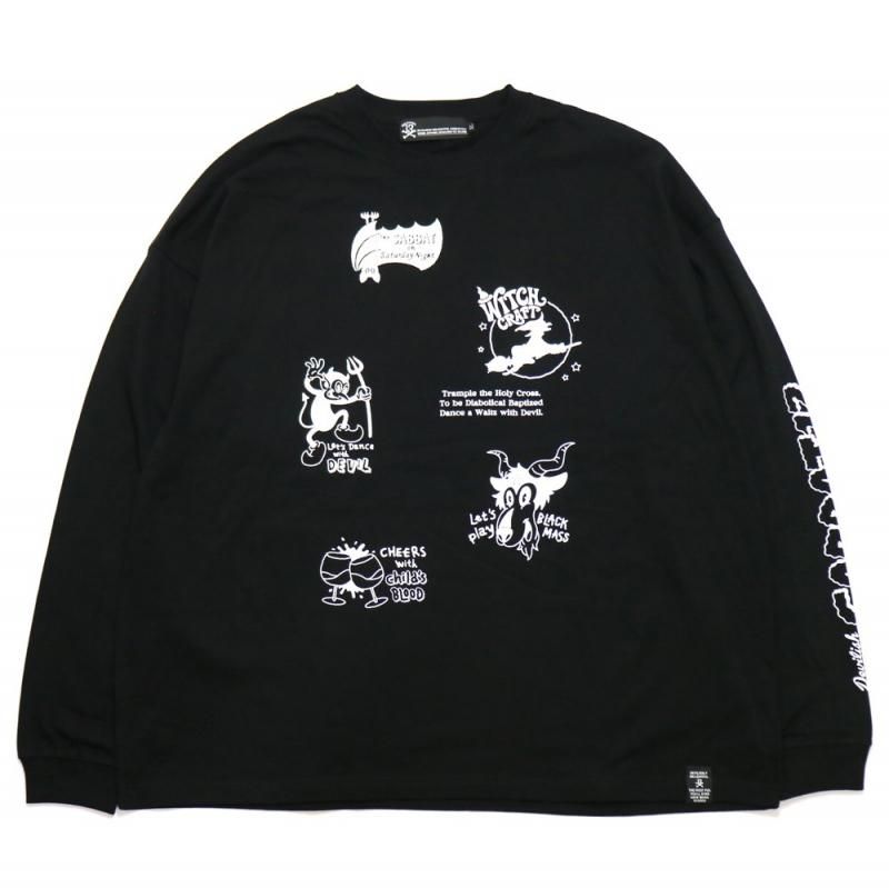 SABBAT BIG L/S T (BK) - SABBAT13 SABBAT BIG L/S T (BK) - SABBAT13