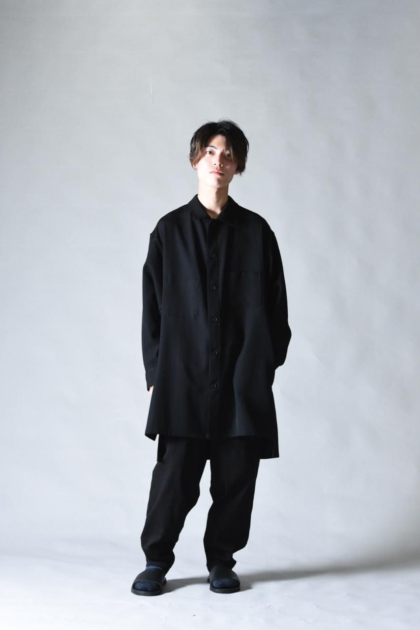 Yohji Yamamoto POUR HOMME アーミーギャバジンビッグブラウス Yohji Yamamoto POUR HOMME アーミーギャバジンビッグブラウス