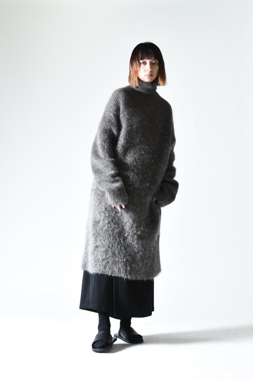 Yohji Yamamoto POUR HOMME モヘア×アルパカ×ウールタートル Yohji Yamamoto POUR HOMME モヘア×アルパカ×ウールタートル